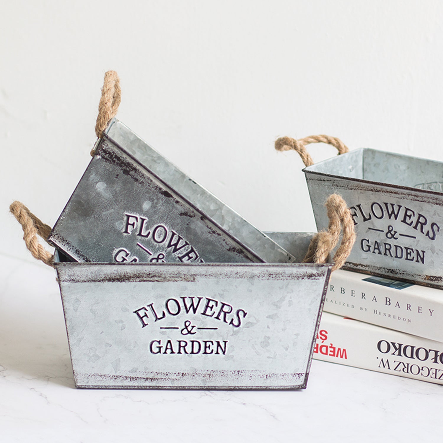 Bulk Rustic Metal Flower Bucket Vase Iron Planter for Dried Flowers Fl ...
